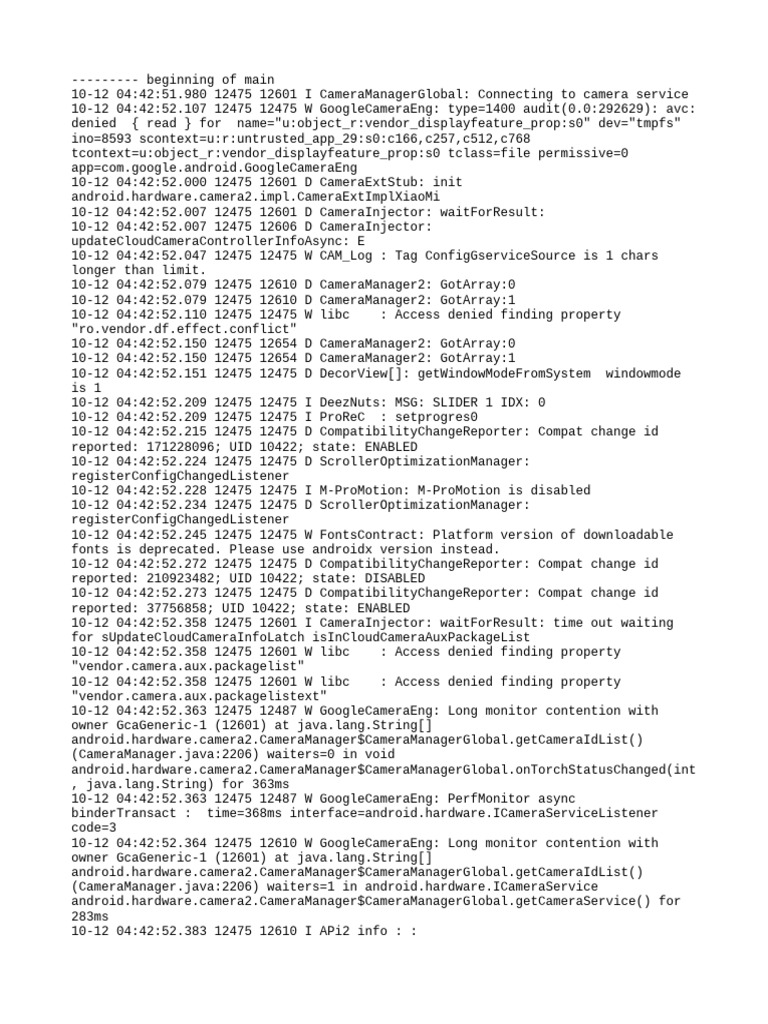 Log Cat 1760218971926 | PDF | Computer Architecture | Computer Science