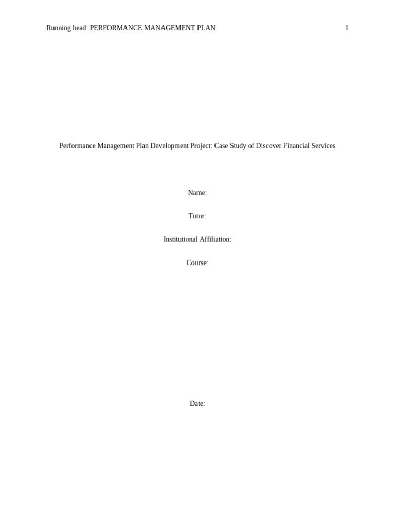 Sample - P Management Plan - APA Adjusted According To Instructions ...