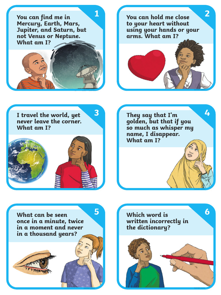 T M 34769 Lateral Thinking Riddle Me This - Ver - 2 | PDF | Astronomy ...