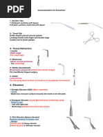 Types of Dental Extraction Forceps | PDF | Tooth | Beak