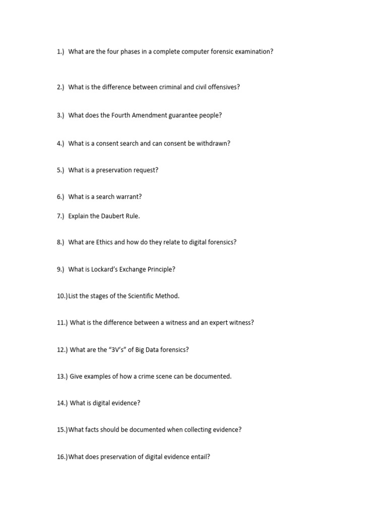 Key Concepts in Digital Forensics | PDF