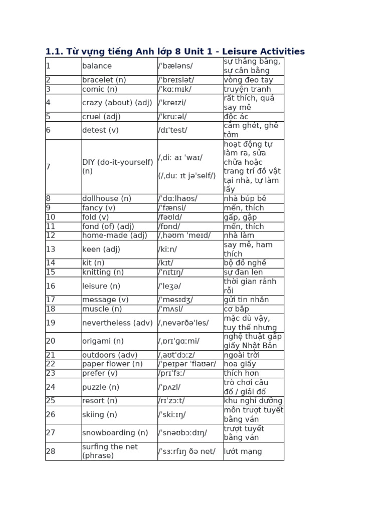 T V NG L P 8 (Trên Trư NG) | PDF