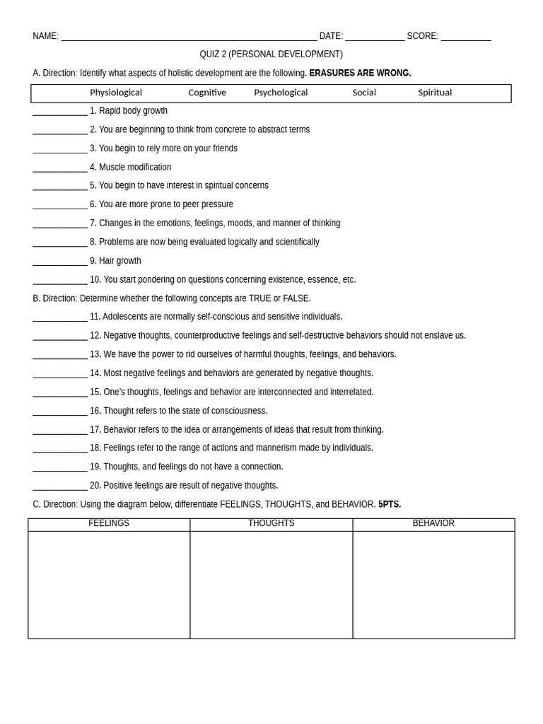 PD 2 Quiz 2 | PDF
