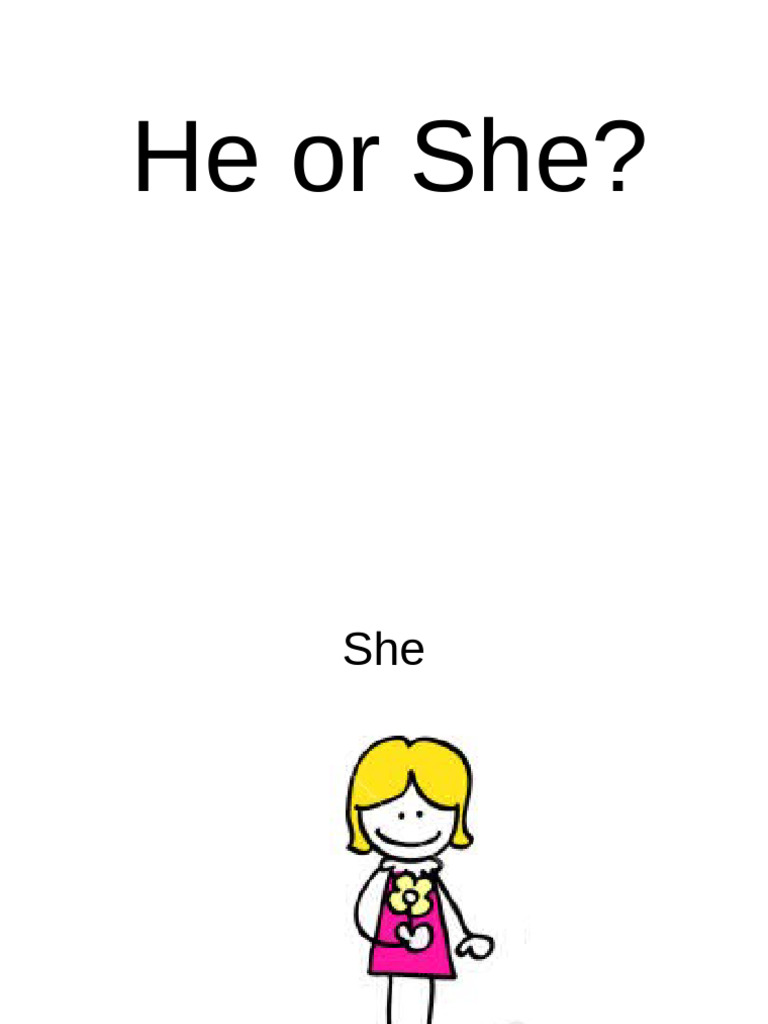 He or She | PDF