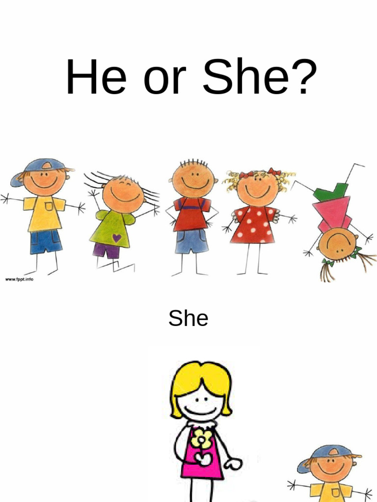 He or She PPT Conversation Topics | PDF