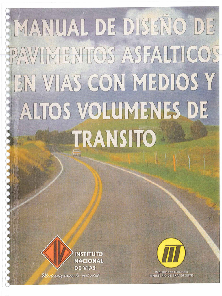 Manual Pavimentos Flexibles INVIAS Altos Volumenes de Tránsito | PDF