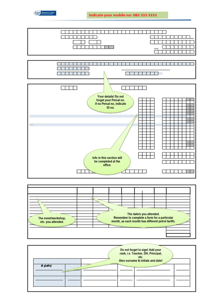 How To Complete Transport Claim Forms | PDF