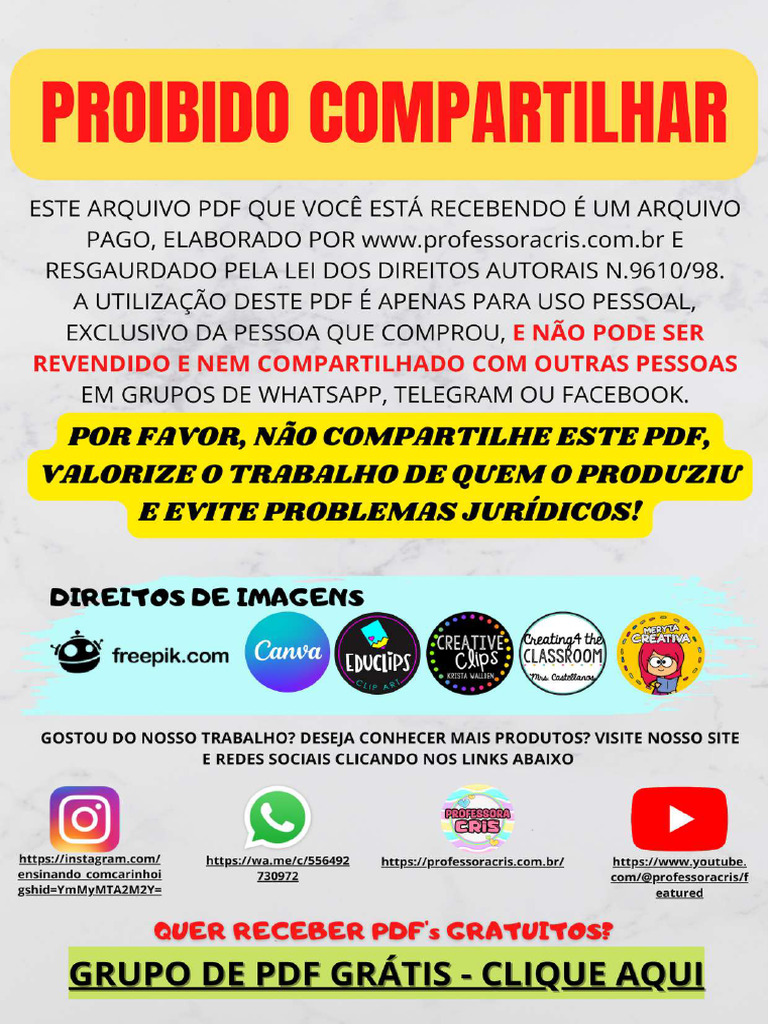 3 Classes Quadro Valor Posicional Compressed | PDF