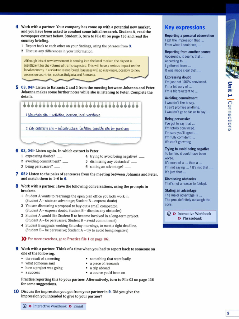 Reporting Back Vocab | PDF