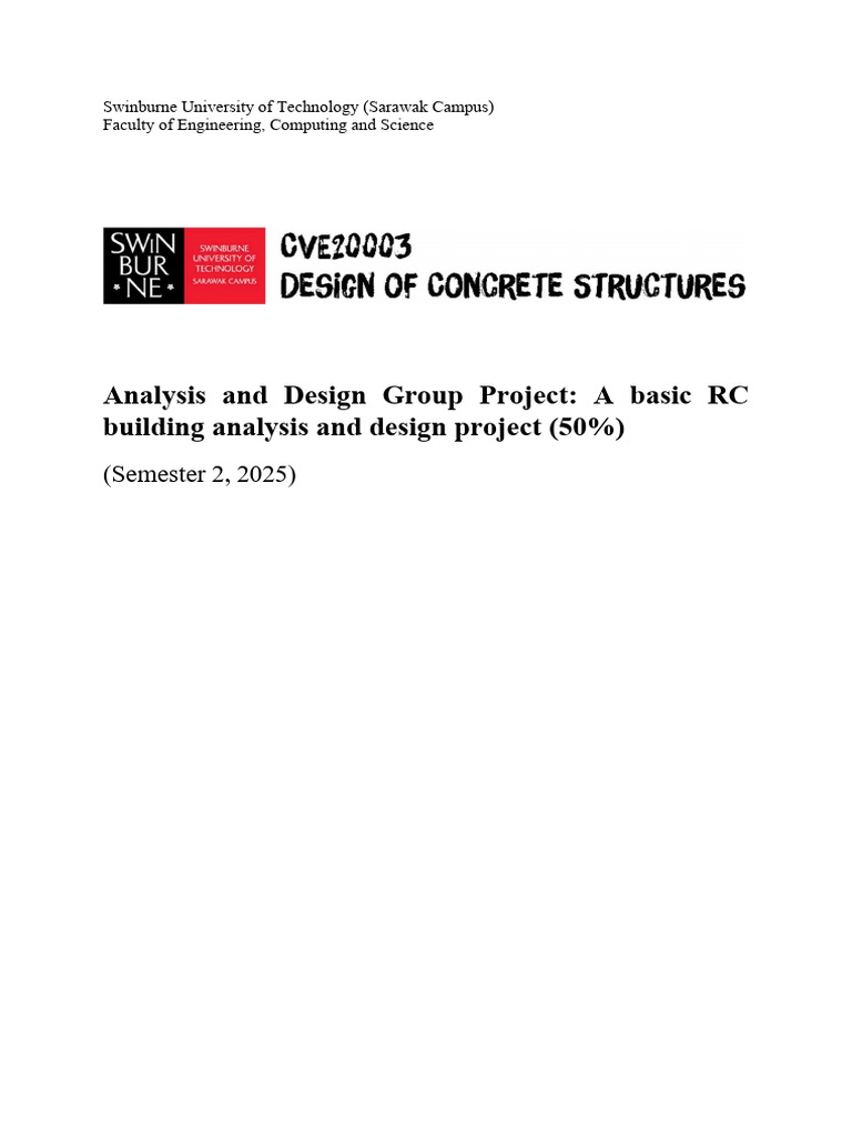 RC Building Design Project Overview | PDF