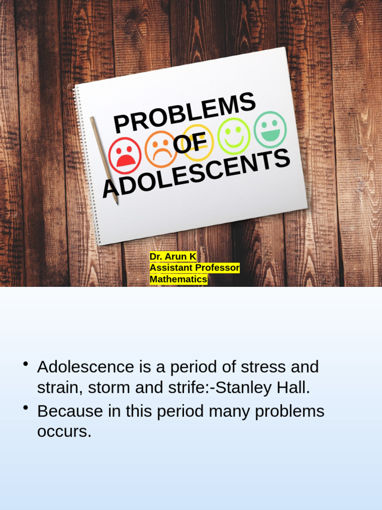 Adolescent Challenges and Support Strategies | PDF | Adolescence ...