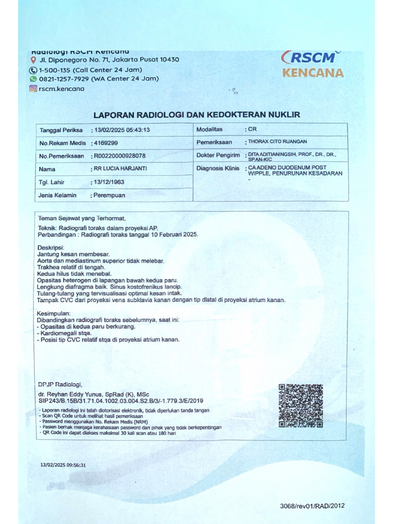 Ronsen Torax | PDF