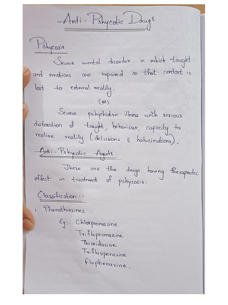 Anti Psychotics | PDF