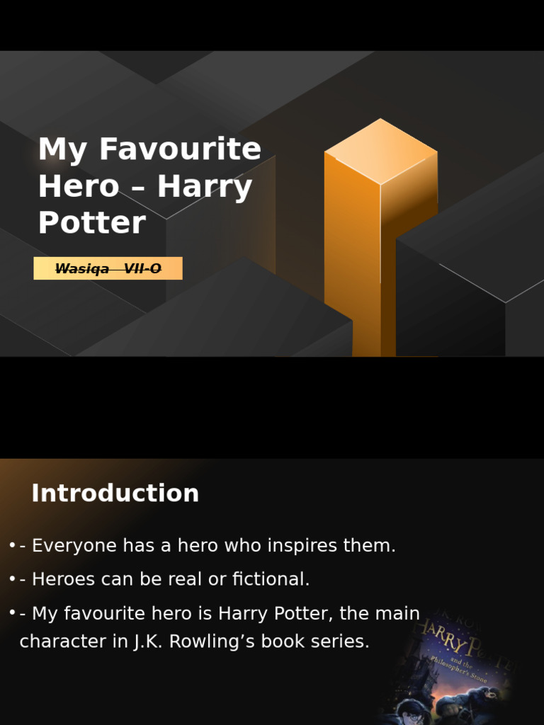 My Favourite Hero Harry Potter | PDF