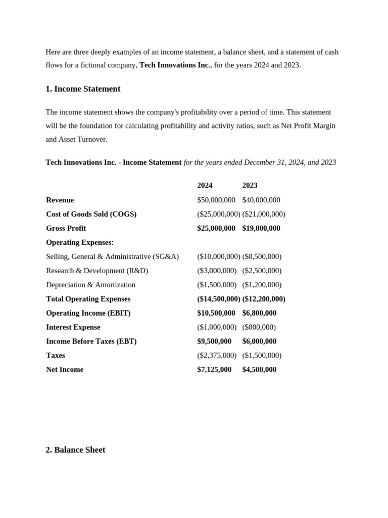 Chapter 2 Financial Statement Analysis Practical | PDF | Equity (Finance) | Cash Flow Statement