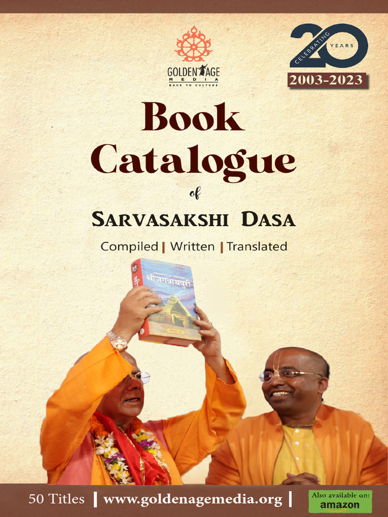 Sarvasakshi's Books Catalogue | PDF | Theistic Indian Philosophy ...