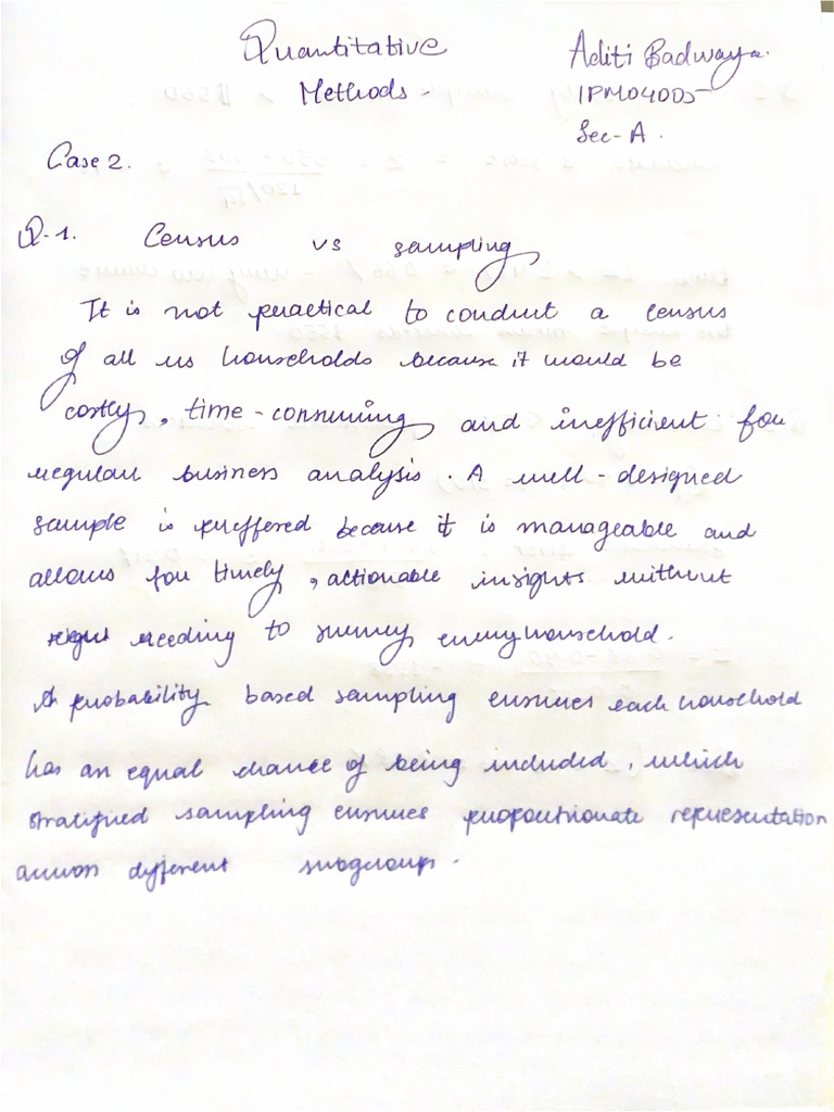 Quantitative Methods Ds2 | PDF