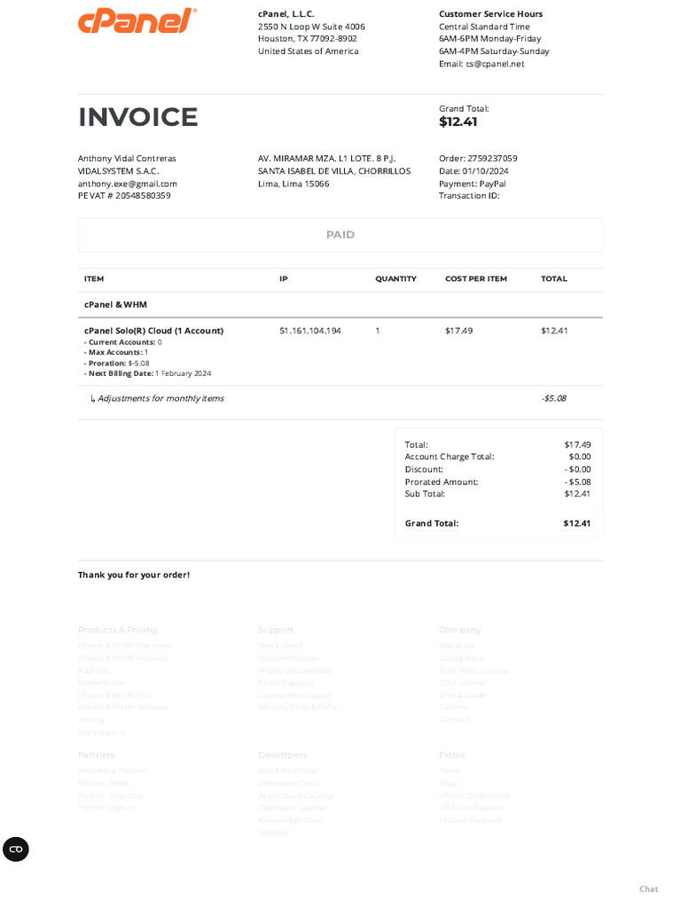 CPanel Store Fauavirtual | PDF | World Wide Web | Internet & Web