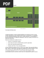Dispersed Settlements: Characteristics & Examples | PDF