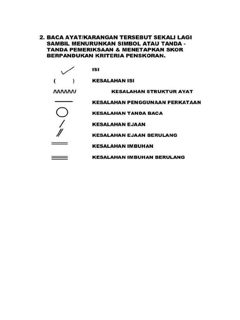 Simbol Penandaan | PDF