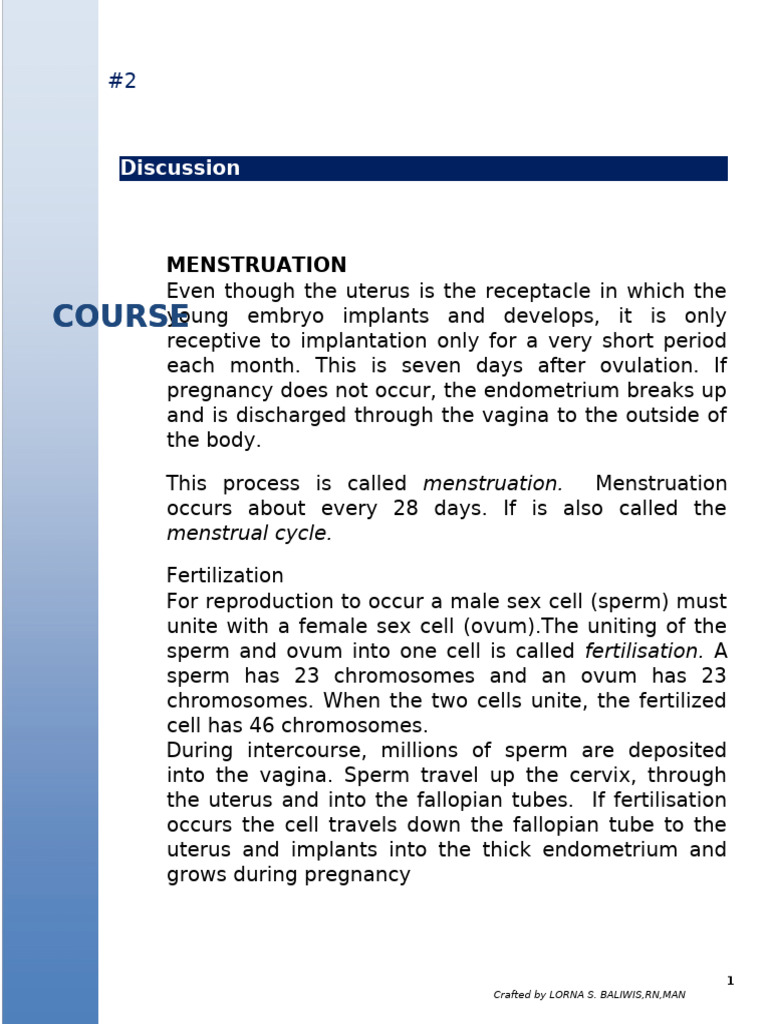 Menstrual Cycle Physiology Explained | PDF | Menstrual Cycle ...