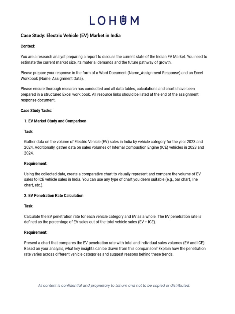 Research Analyst Assignment | PDF | Lithium Ion Battery