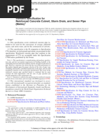 ASTM C76: Concrete Pipe Standards | PDF | Cement | Concrete