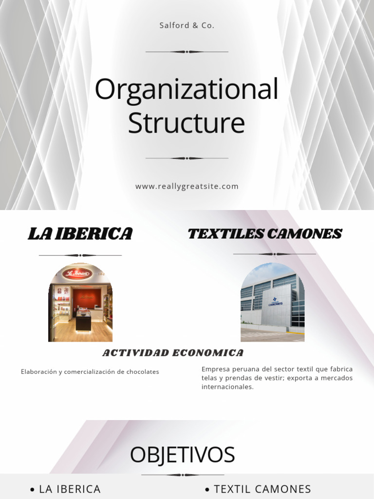 White and Grey Modern Organizational Structure Presentation | PDF ...