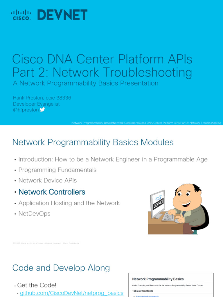 DNA APIs Part 2 - Troubleshooting With Cisco DNA Center Programmability ...