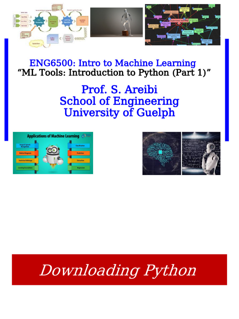 0 ML Tools Part1 Python | PDF | Python (Programming Language) | String (Computer Science)