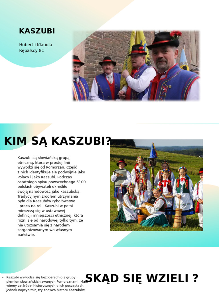 Prezentacja Kaszubi | PDF