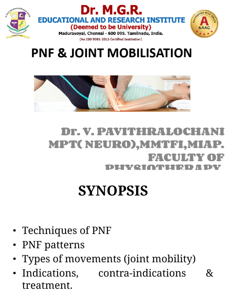 PNF Techniques for Joint Mobilization | PDF | Anatomical Terms Of ...