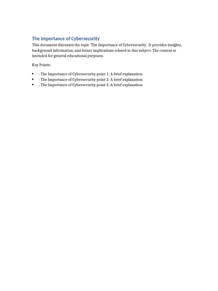 Random Document 2 | PDF
