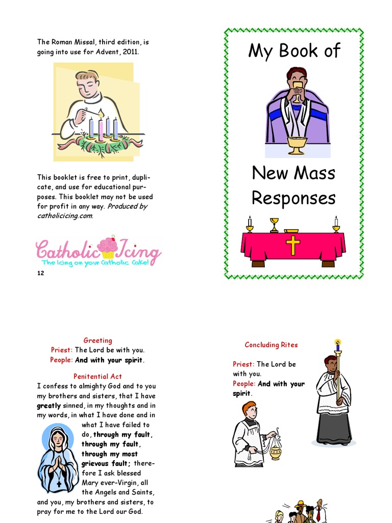 New Mass Book For Children | PDF | God The Father | Mass (Liturgy)