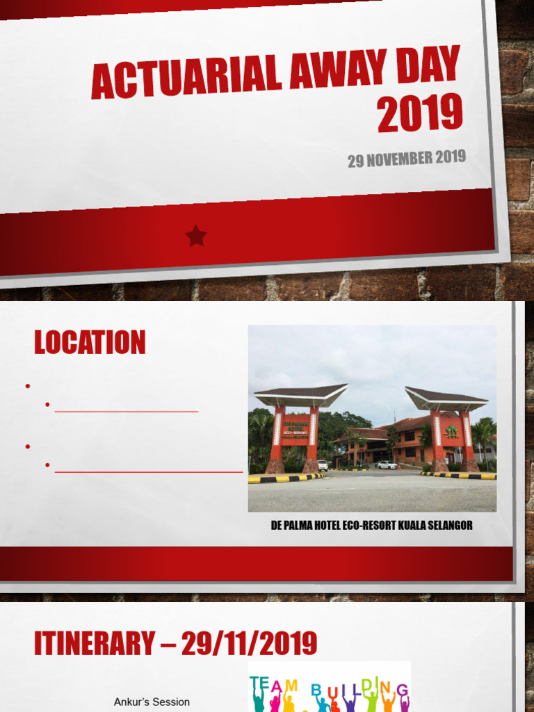 Actuarial Away Day 2019 | PDF
