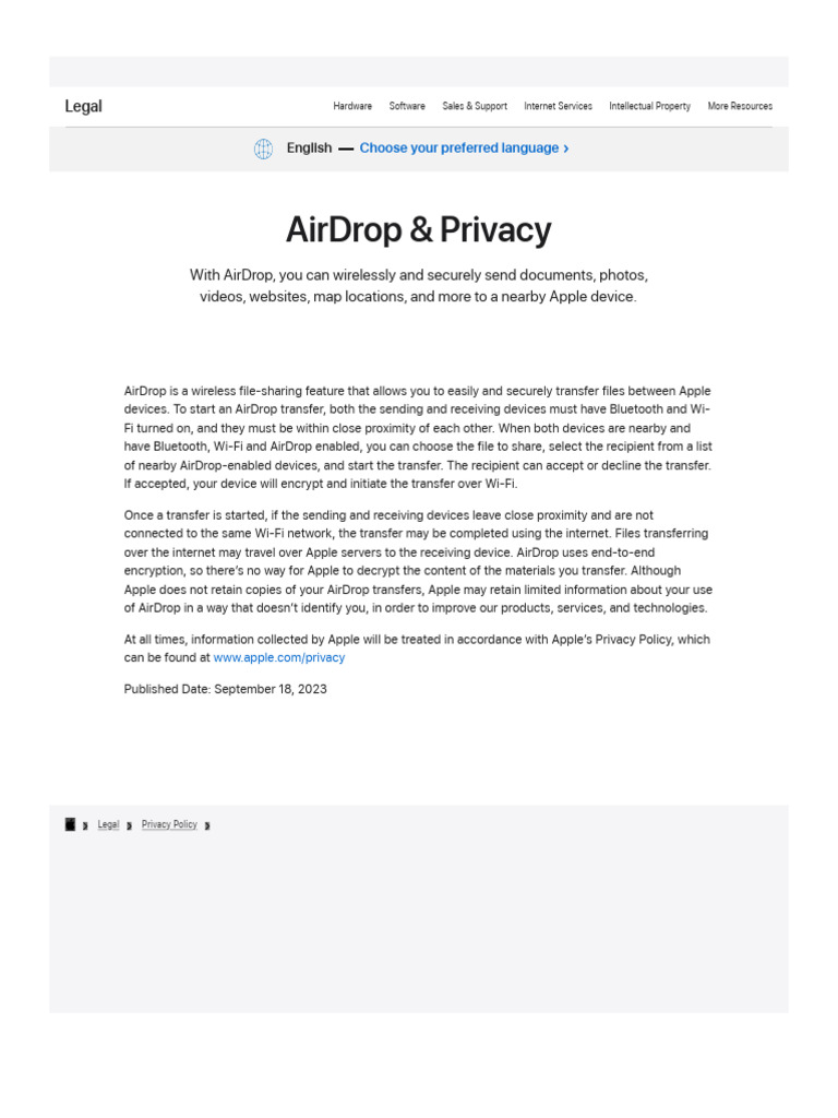 AirDrop: Secure File Sharing Guide | PDF | Apple Inc. | Wi Fi
