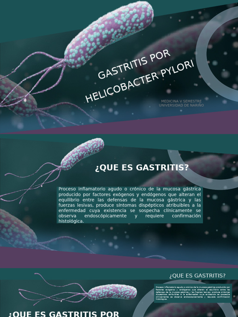 Helicobacter Pylori | PDF | Medicina | Medicina CLINICA
