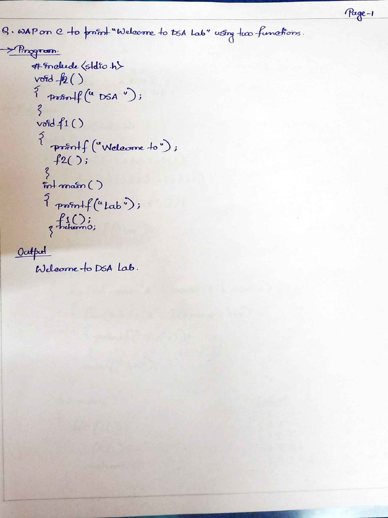 Dsa Lab File | PDF