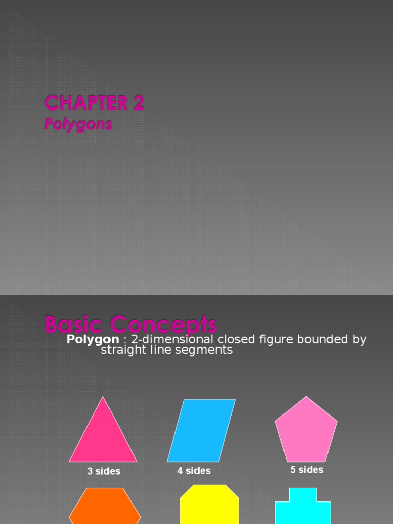 Polygon Basics for Geometry Students | PDF | Polygon | Euclidean Geometry