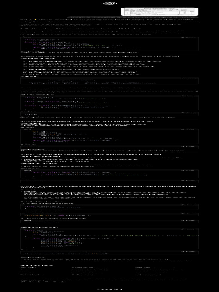 Oops Assignment | PDF