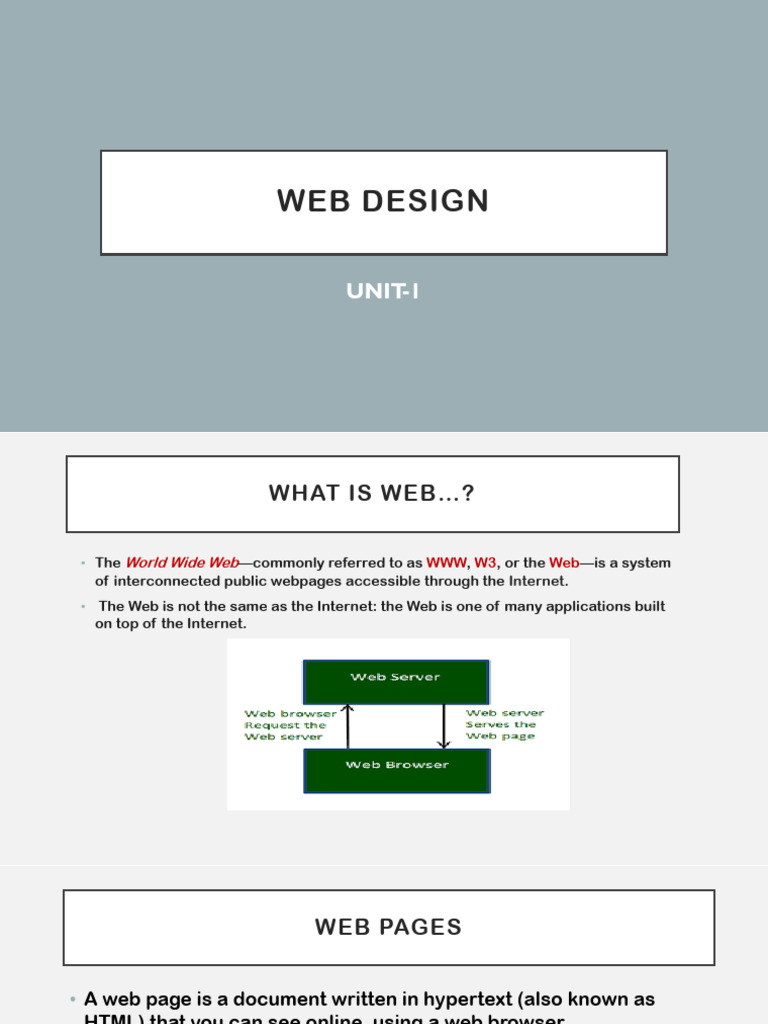 Introduction to Web Design and HTML | PDF | Html Element | World Wide Web