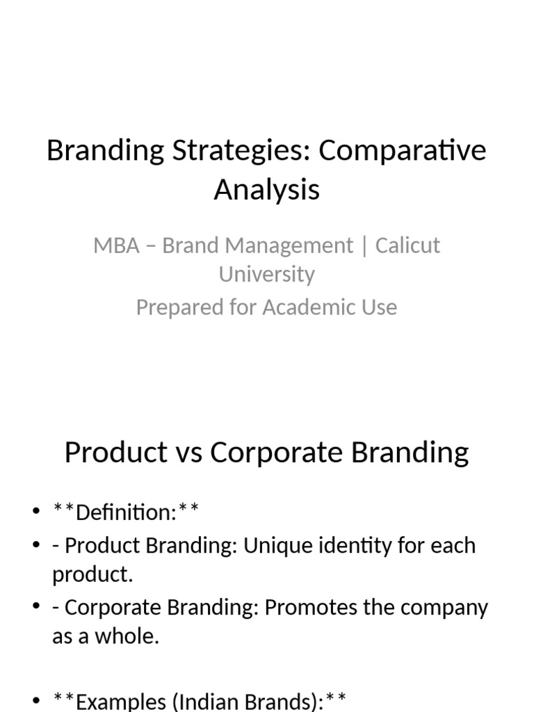 Branding Strategies Illustrated MBA | PDF