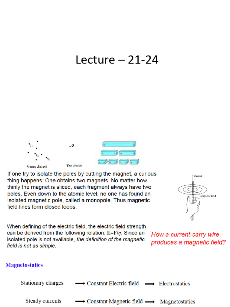 Magnetostatics 1 | PDF