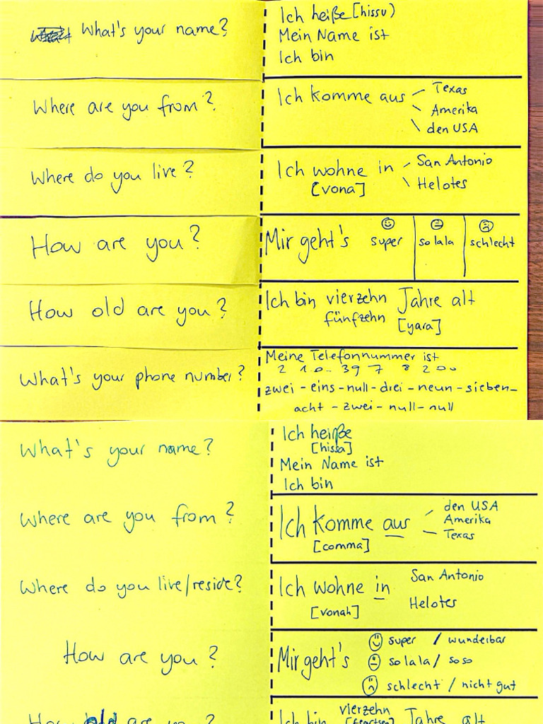 German 1-Foldable Complete 2 Versions | PDF