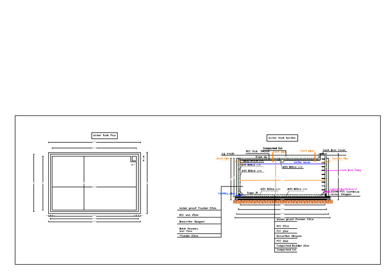 Water Tank Drawing | PDF