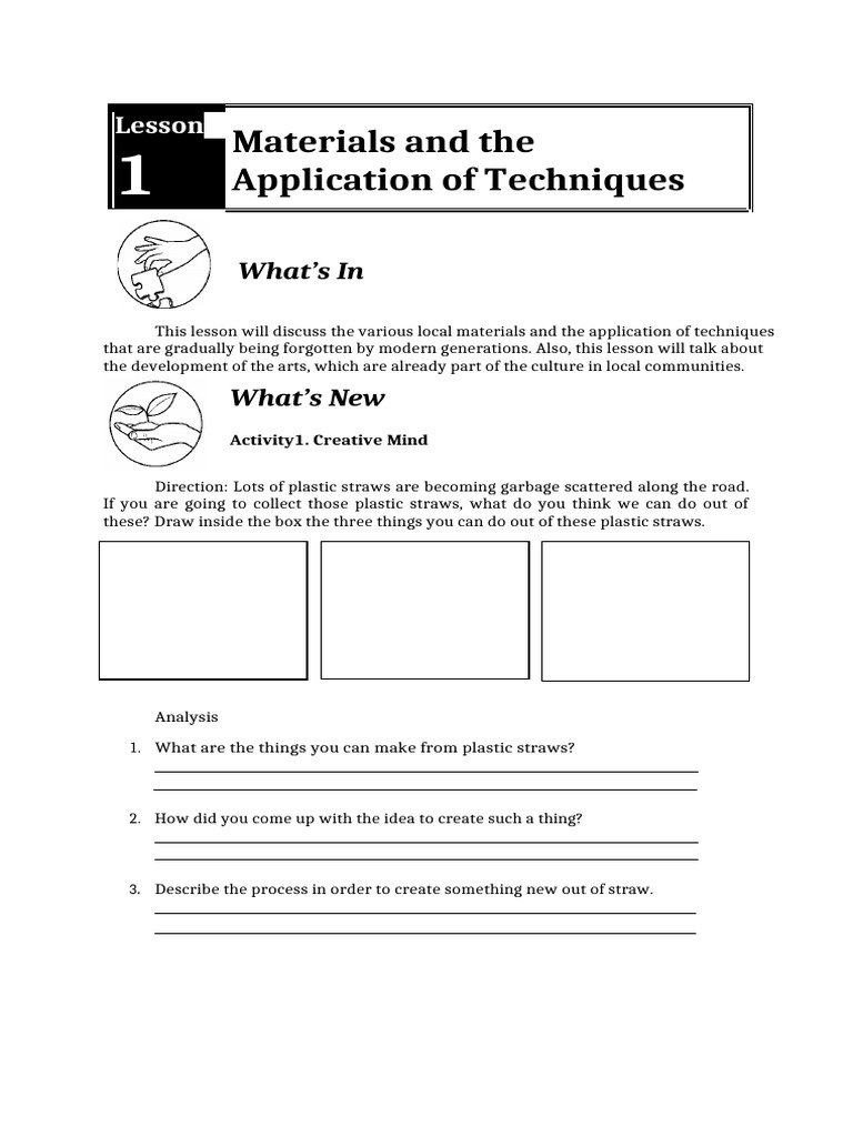 Cpar q2 Lesson 12 S | PDF | Pottery
