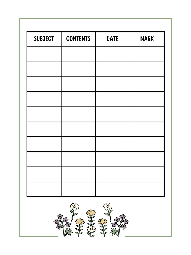 White Green Cute Simple Memo A5 Document (1) | PDF