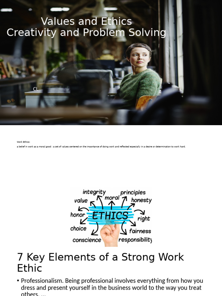 Ethics Creativity Problem Solving | PDF