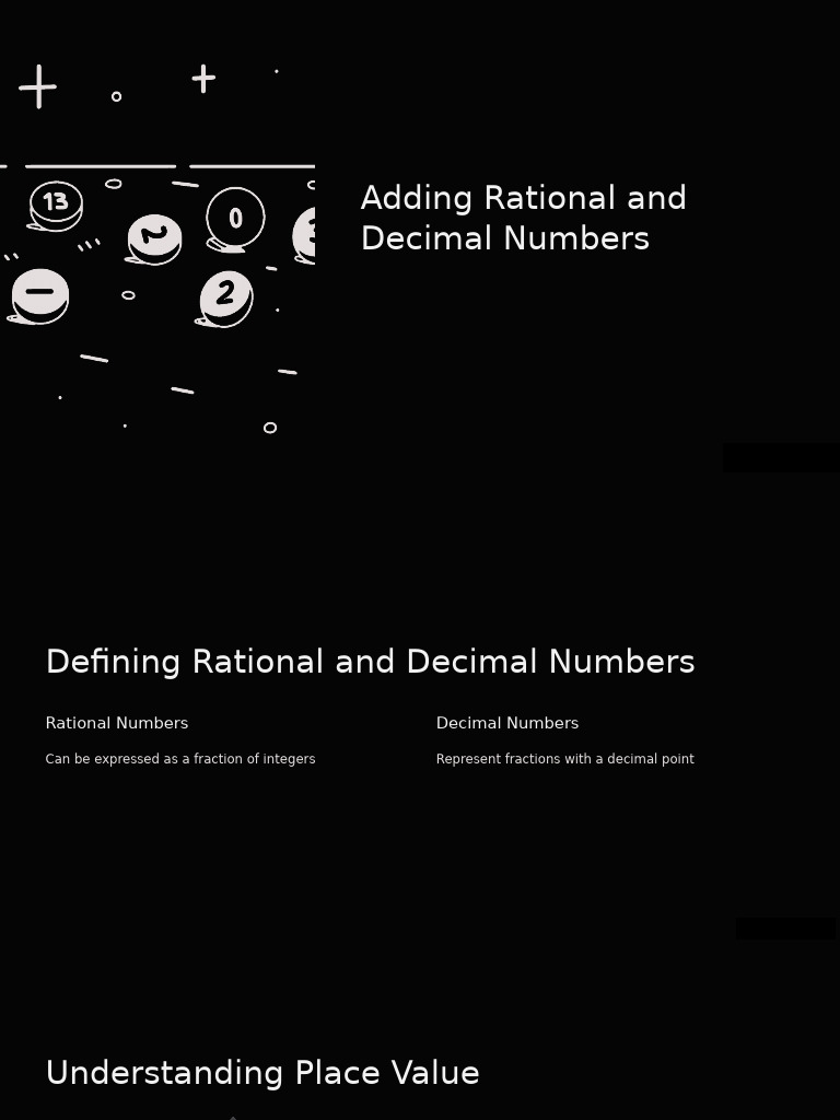 Adding Rational and Decimal Numbers Guide | PDF
