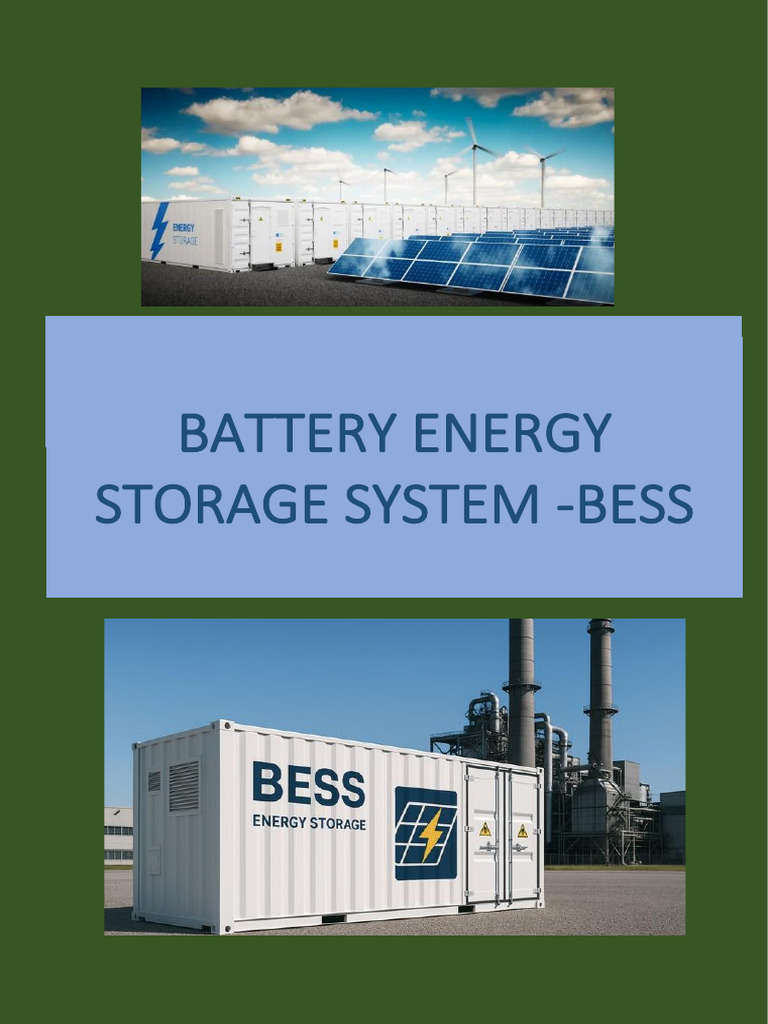 Battery Energy Storage System - BESS | PDF | Photovoltaic System ...